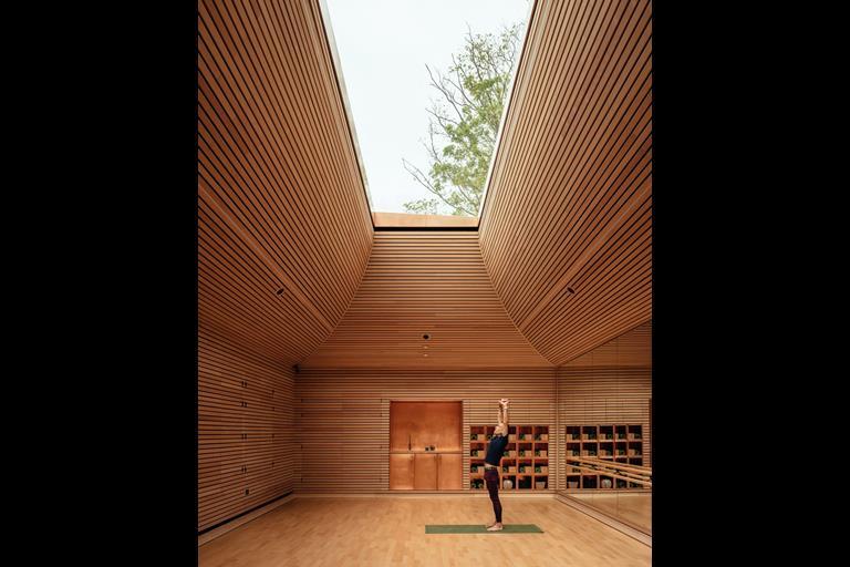 In pictures: Invisible Studio unveils yoga studio at The Newt, Somerset ...